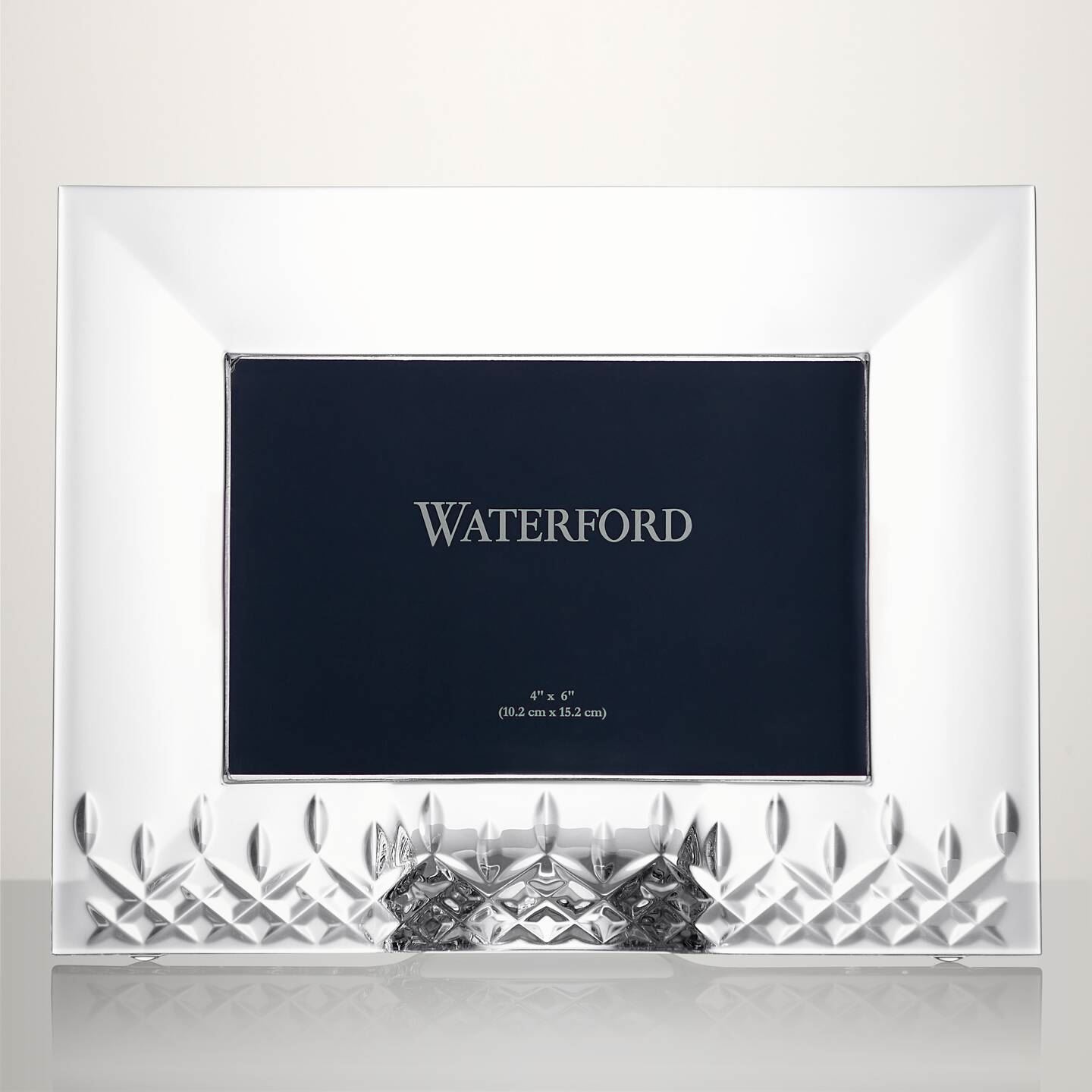 Discounted price NEW Waterford LISMORE DIAMOND SILVER 5 x 7 Double ...