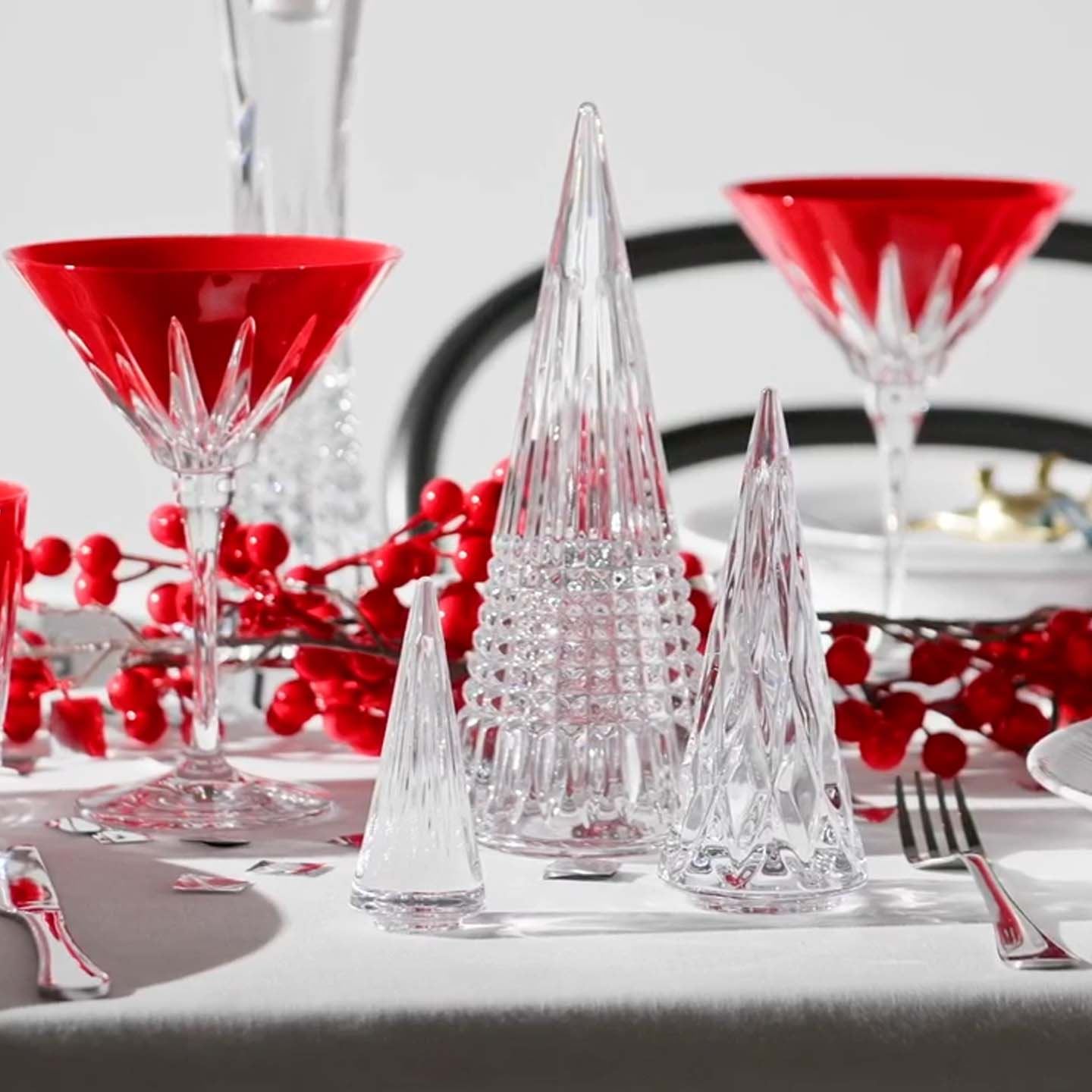 New Year 2026 Firework Red Martini Set Of 2 | Waterford